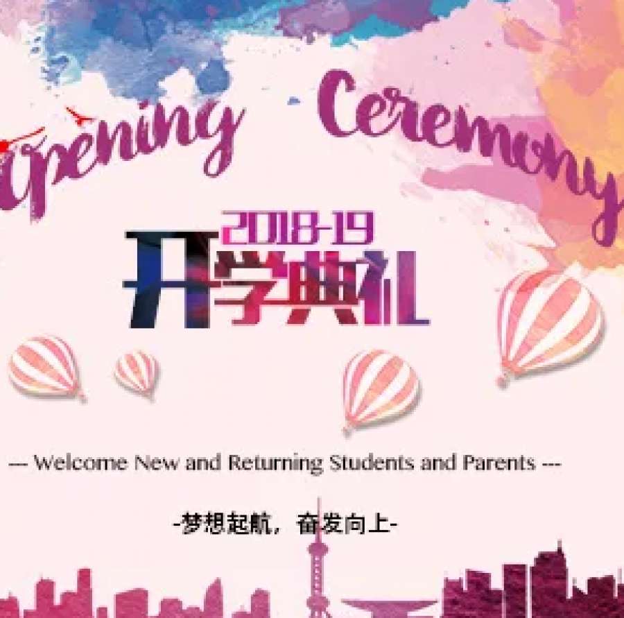 School Opening Ceremony